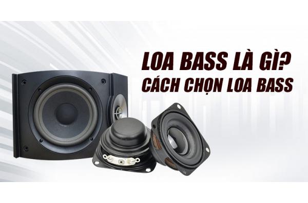 Loa bass là gì? Cách chọn loa bass phù hợp với nhu cầu